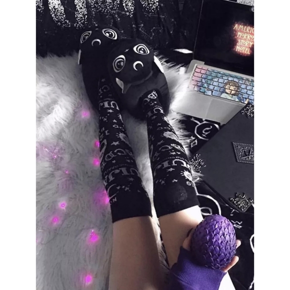 A Gothic Universe | Accessories | A Gothic Universe Knee High Socks ...